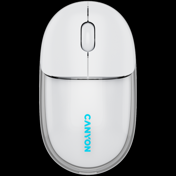 CANYON mouse OnClick 24 BT/ Wireless Transparent/White