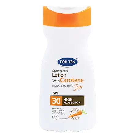 TOP TEN
Carotene Sun losion za zaštitu od sunca, SPF30, 200 ml