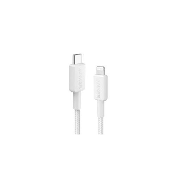ANKER 322 USB-C to Lightning Cable 3ft White