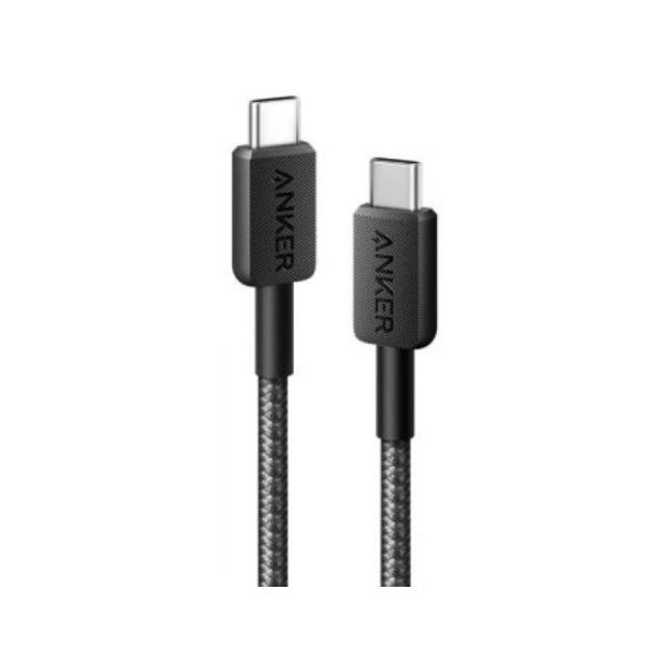 ANKER 322 USB-C to USB-C Cable 3ft Braided Black
