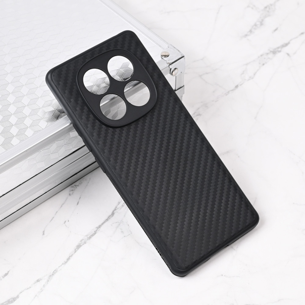 Torbica Carbon fiber za Xiaomi Redmi Note 14 Pro 4G (EU) crna