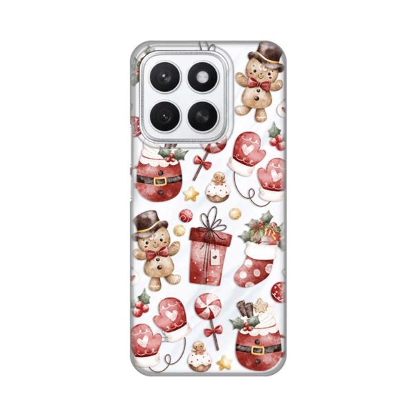 Maska za Honor X8c Cozy Christmas Silikonska Print Skin