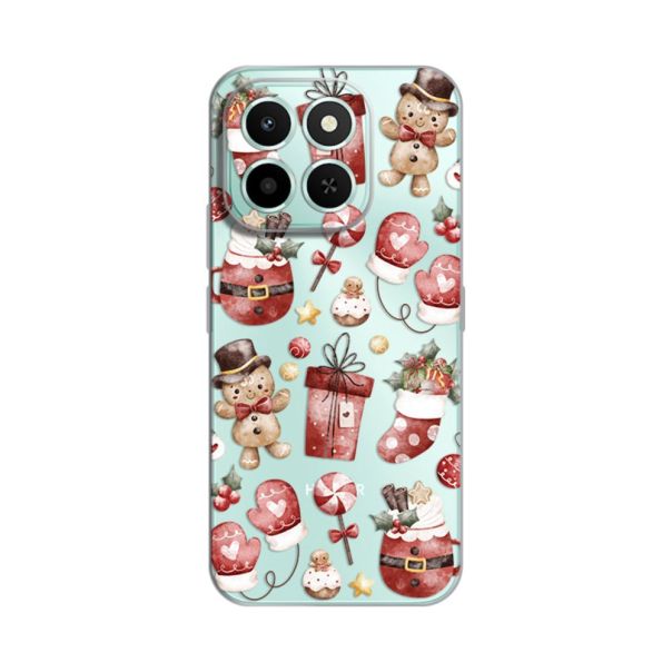 Maska za Honor X6c Cozy Christmas Silikonska Print Skin