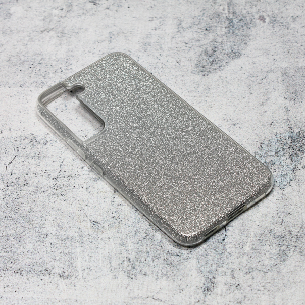 Torbica Crystal Dust za Samsung S906B Galaxy S22 Plus 5G srebrna