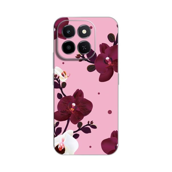 Maska za Honor X6c Pink Orchid Silikonska Print Skin
