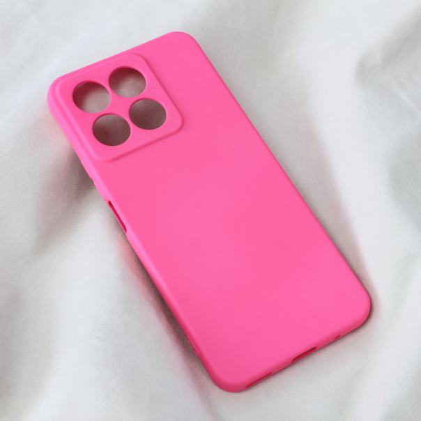 Maska za Honor X8a Teracell Soft Velvet pink