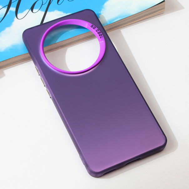 Maska za Honor Magic 6 Lite Clear ljubičasta