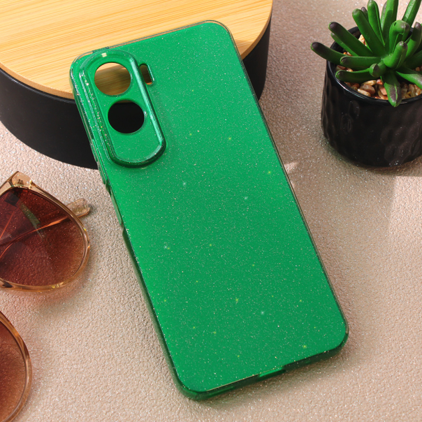 Maska za Honor 90 Lite Sparkle Dust zelena