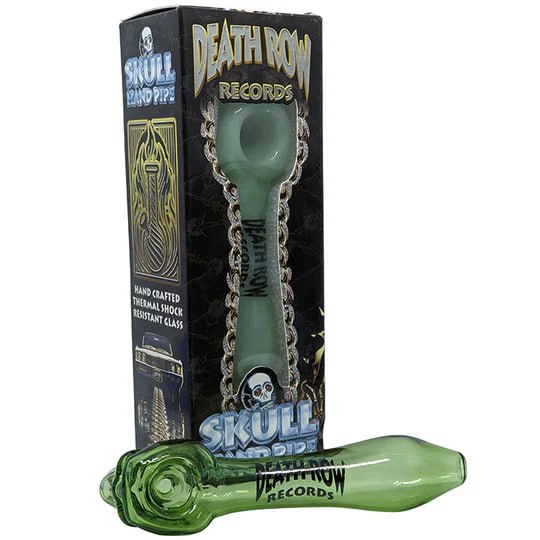 Death Row Records – Assorted Color Skull staklena lula 10.1cm
