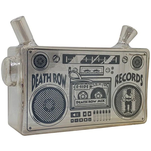 Death Row Records – Boom Box stakleni blunt bubbler 12.7cm