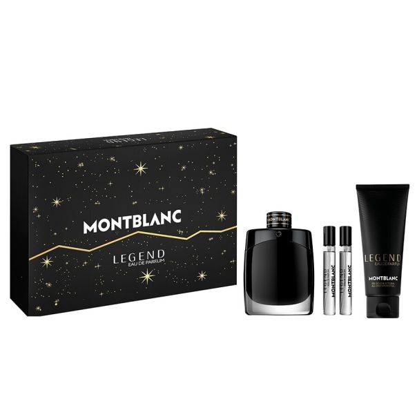 Montblanc Legend Gift Set ( EDP 100ml + SG 100ml + EDP 2x7,5ml )
