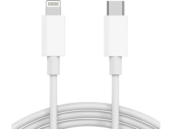 USB data kabal PD za iPhone Type C na lightning 3A HQ beli 1m