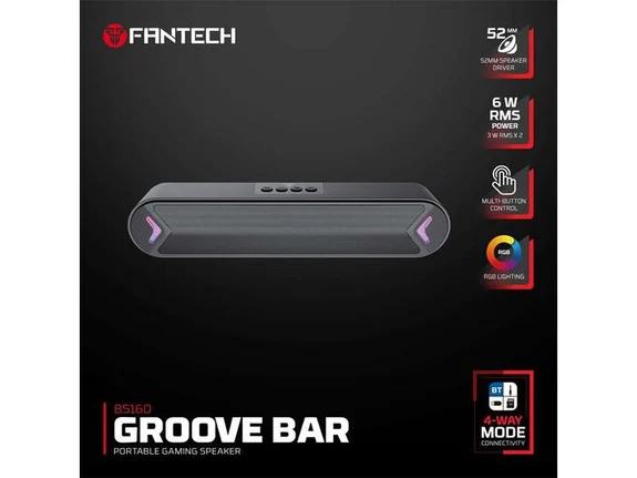 Bluetooth zvučnik Fantech BS160 Groove Bar crni