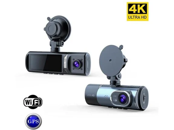 Kamera za Auto DashCam Pro WDR BlackBox JWD 4K crna