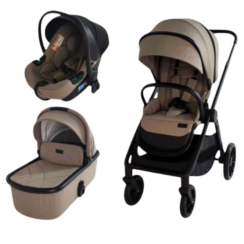 BBO Voyage kolica za bebe 3u1 Mud Melange, 0m+