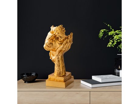 WALLXPERT Decorative Object zlatna figura 030