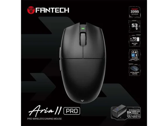 Miš Wireless Gaming Fantech XD7V2P Aria II PRO crni