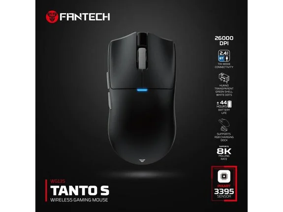 Miš Wireless Gaming Fantech WG13S Tanto S crni