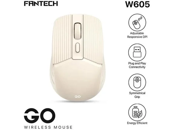 Miš Wireless Gaming Fantech W605 GO bez