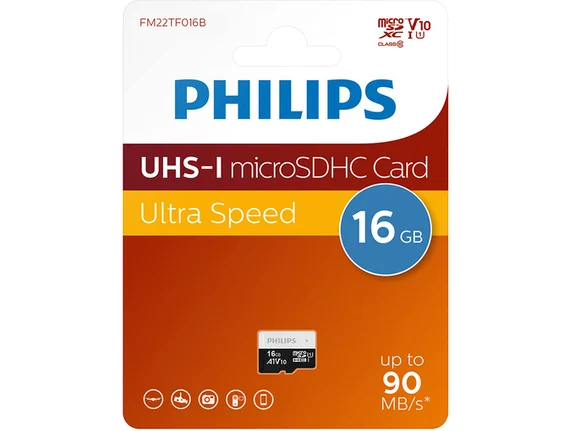 Memorijska kartica PHILIPS Micro SD 16GB V30 ULTRA SPEED (FM22TF016B/93)