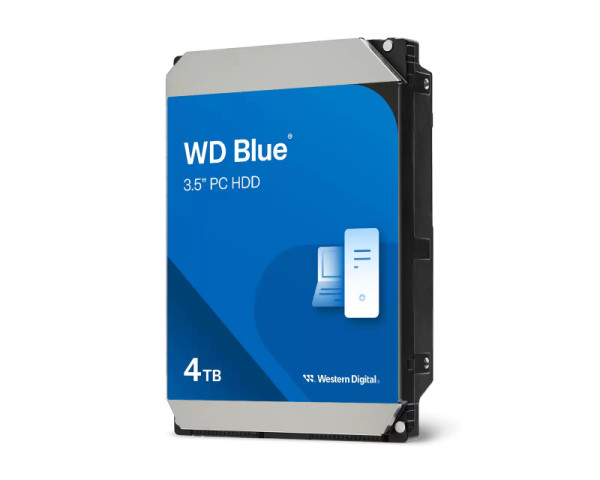 WD 4TB 3.5 INČA SATA III 128MB WD40EZZX BLUE HARD DISK