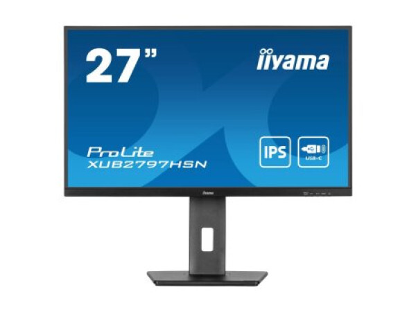 Monitor 27 Iiyama XUB2797HSN-B1, IPS 1920x1080, 100Hz, 1ms, HDMI, DP, USB, RJ45ID: EK000821025