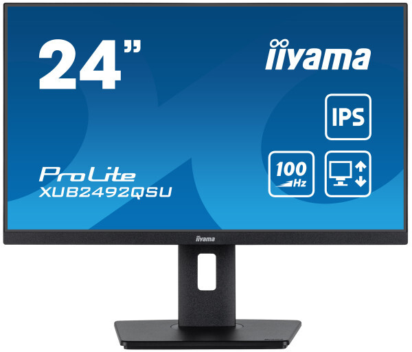 Monitor 23.8 Iiyama XUB2492QSU-B1, IPS 2560x1440, 100Hz, 0.5ms, HDMI, DP, USBID: EK000821004