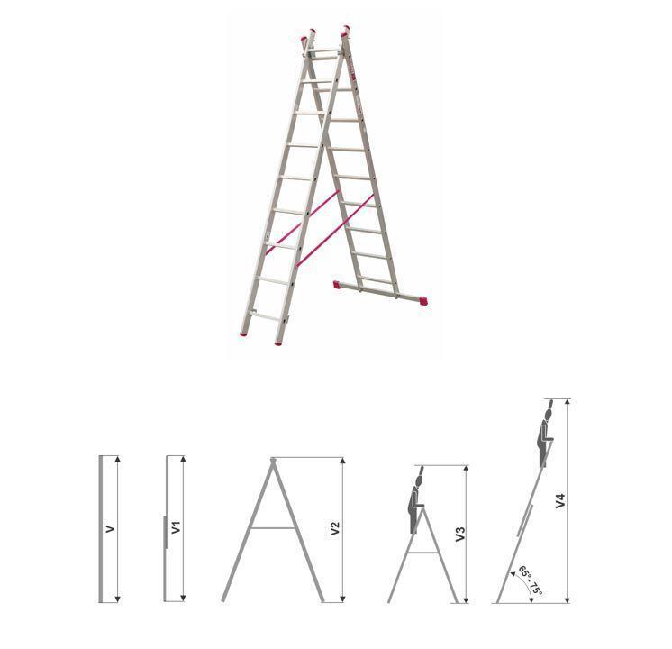 Nexsas merdevine 2x9ID EK000820134