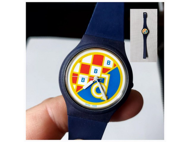 Swatch Bed Blue Boys Dinamo Zagreb SFRJ.. VEOMA RETKO !