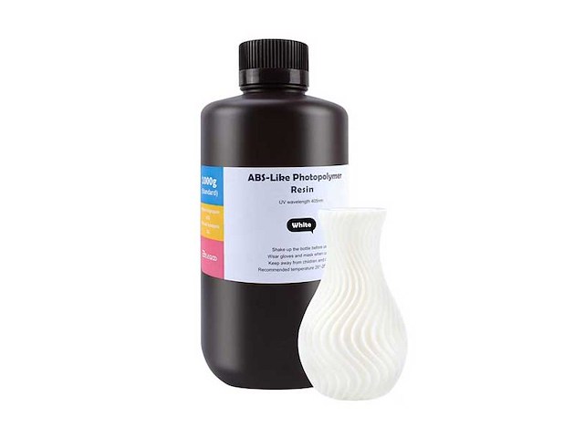 Elegoo Smola za SLA 3D štmpače 1kg Bela ABS-like