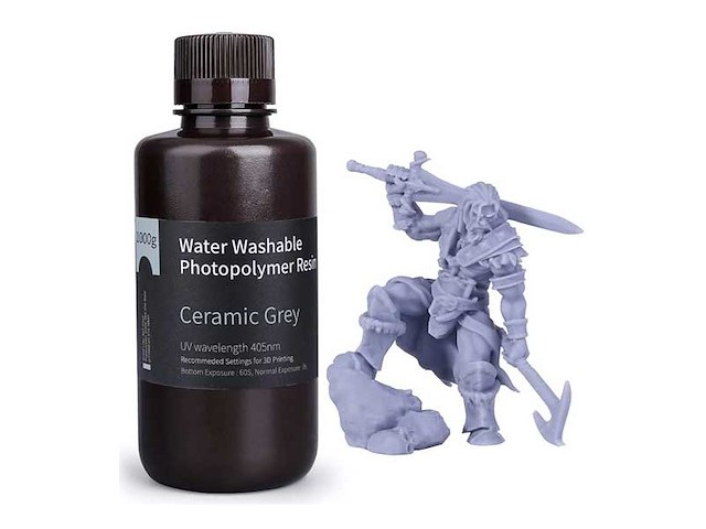 Elegoo Periva smola za 3D štmpače 1kg Ceramic Grey