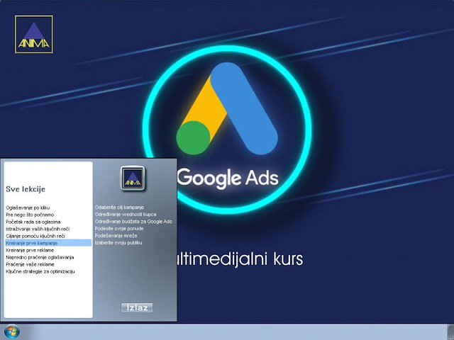 Multimedijalni kurs Google Ads