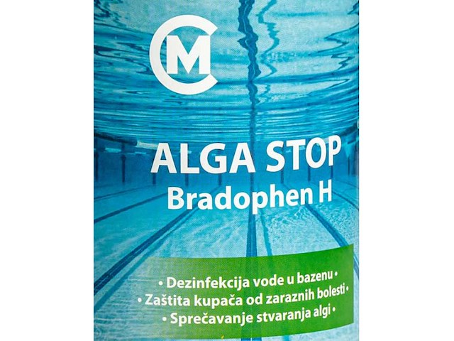Sredstvo za uništavanje algi u bazenima Alga Stop MCom Bradophen H 10L