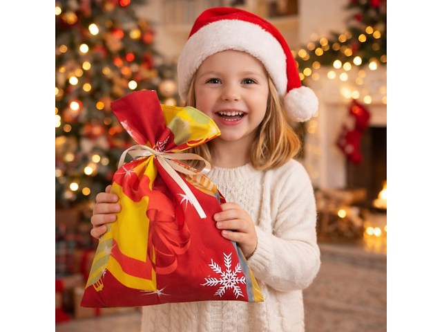 Manja vreća za novogodišnje poklone