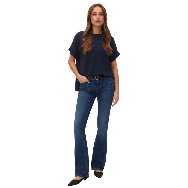 Ženska majica Vero Moda hali o-neck top