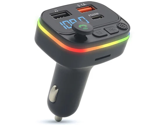 FM modulator FM-P3 PD+QC3.0 crni