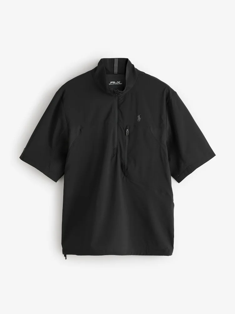 Ralph Lauren Rlk tkana polo majica sa polu-patentnim zatvaračem