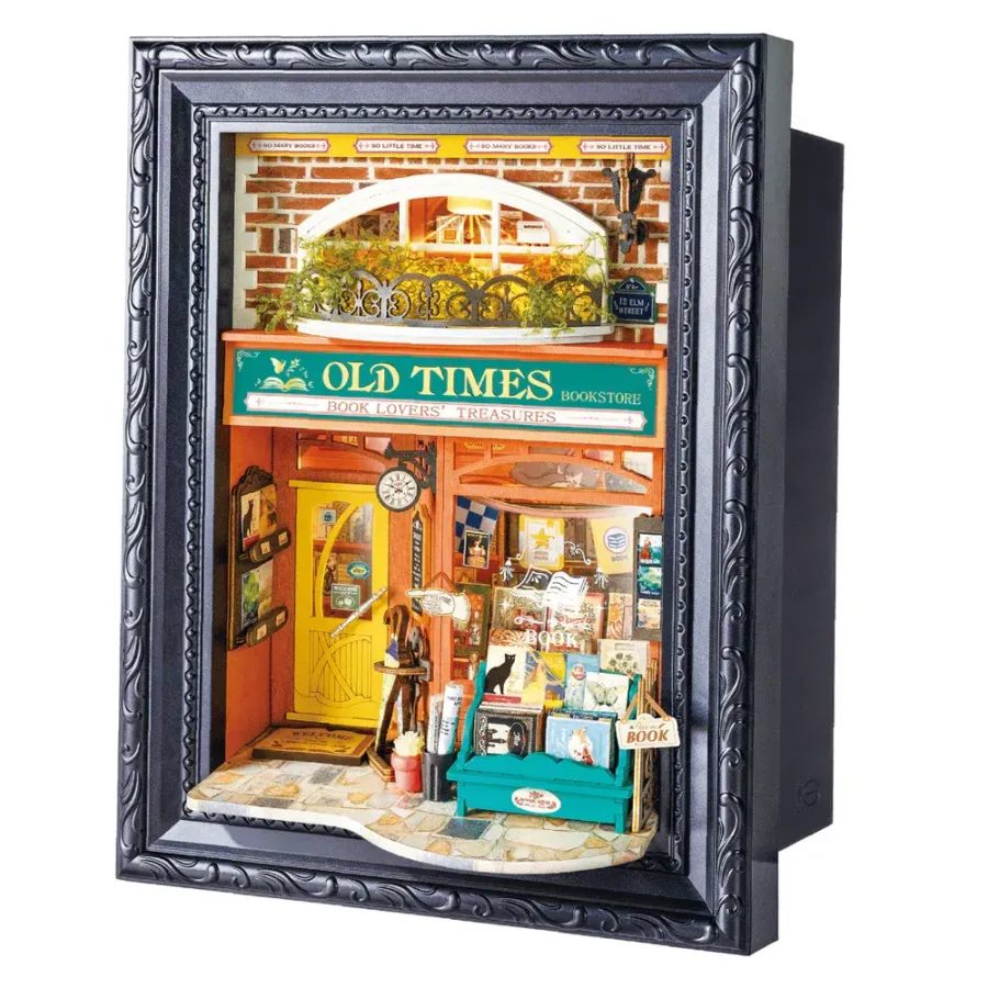 3D Puzzle Robotime Old Times Bookstore Dp004
