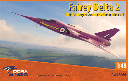 NEW! Dora Wings 48064 Fairey Delta 2 British Supersonic Aircraft