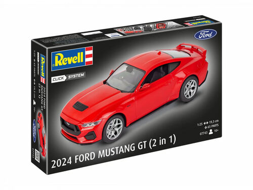 NEW! Revell 07743 Ford Mustang GT 2024 (2 in 1) Click-System