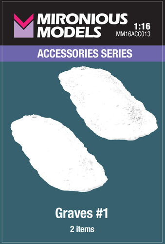 Mironious Models 16ACC013 Graves No.1 (2 pcs)