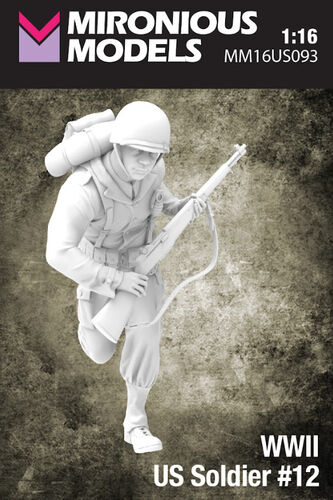 NEW! Mironious Models 16US093 US WWII Soldier No.12 (1 Figure)