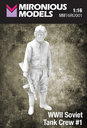 NEW! Mironious Models 16RU001 Soviet WWII Tank Crew No.1 (1 Figure)