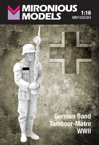NEW! Mironious Models 16GE084 German WWII Band Tambour-Matre (1 Figure)