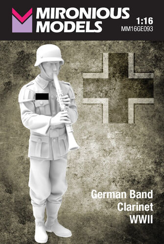 NEW! Mironious Models 16GE093 German WWII Band Clarinet (1 Figure)