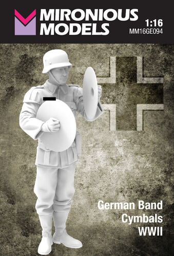 NEW! Mironious Models 16GE094 German WWII Band Cymbals (1 Figure)