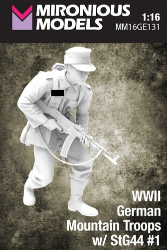 Mironious Models 16GE131 German WWII Mountain Troops I with StG 44 No.1