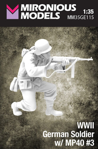 NEW! Mironious Models 35GE115 German WWII Soldier with MP40 No.3 (1 Figure)