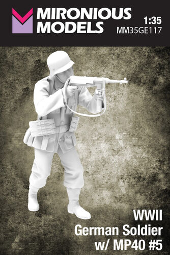 NEW! Mironious Models 35GE117 German WWII Soldier with MP40 No.5 (1 Figure)
