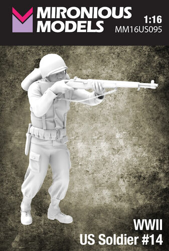 NEW! Mironious Models 16US095 US WWII Soldier No.14 (1 Figure)